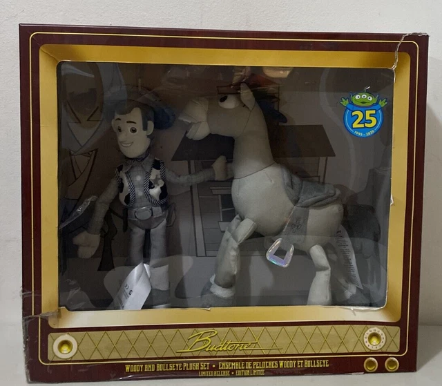 WOODY & BULLSEYE Peluche Toy Story Set 25° anniversario versione ...