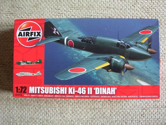 AIRFIX 1/72 SCALE Mitsubishi Ki-46 II "Dinah" model kit. [untouched] £9 ...