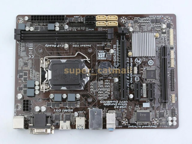 GIGABYTE GA-B85M-HD3 LGA 1150 Socket H3 Intel B85 Motherboard Micro ATX ...