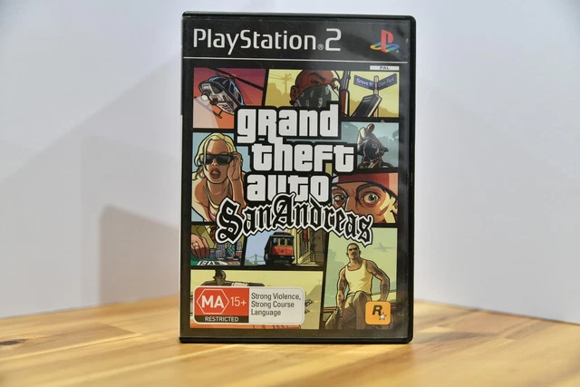GRAND THEFT AUTO: San Andreas PAL PlayStation 2 PS2 disc and box only ...