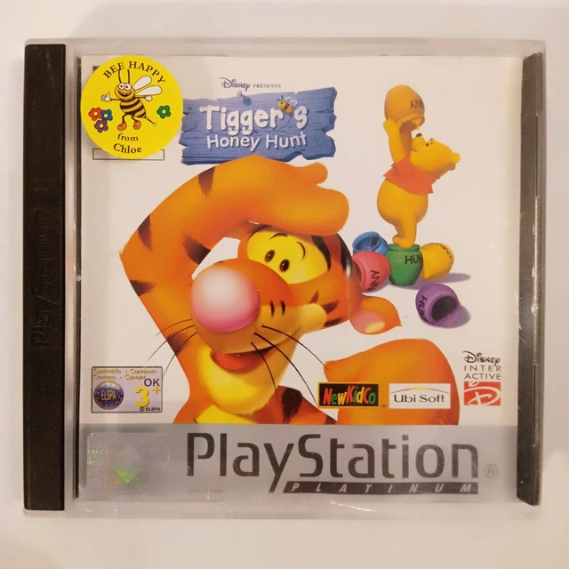 DISNEY'S TIGGER'S HONEY Hunt PS1 Game Winnie The Pooh Sony PlayStation ...