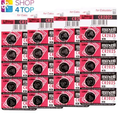 20 MAXELL CR2025 Lithium Piles 3V Boutons Cellule DL2025 Exp 2029 Neuf EUR 16,16 - PicClick FR