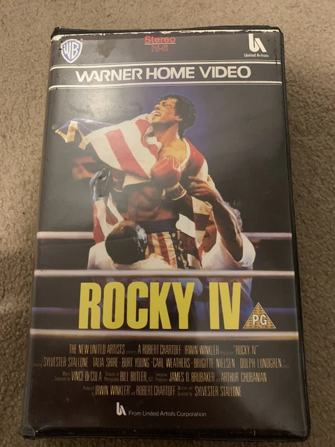 ROCKY 4 ORIGINAL vhs video release rare stallone collectible £20.00 ...