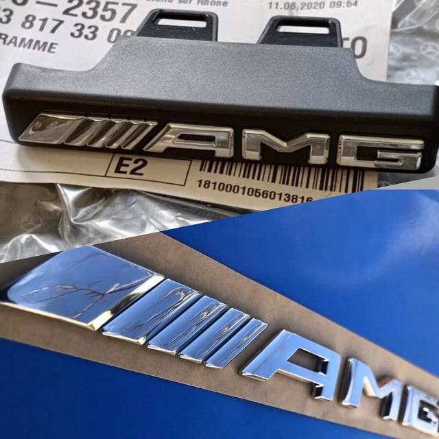 PACK LOGOS ORIGINAL MERCEDES G63 AMG DE CALANDRE Coffre V8 BITURBO ...