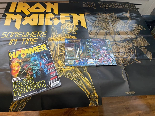 HAMMER METAL IRON Maiden 2023 Posters, Card & August Issue £10.00 ...