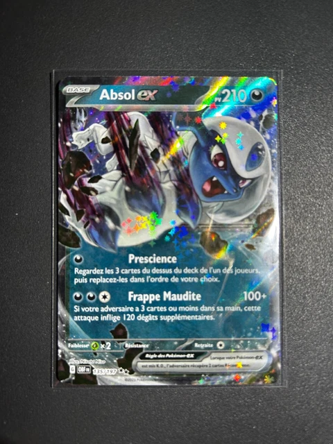 CARTE POKÉMON ABSOL EX 135/197 EV03 Flammes Obsidiennes FR NEUF EUR 1 ...
