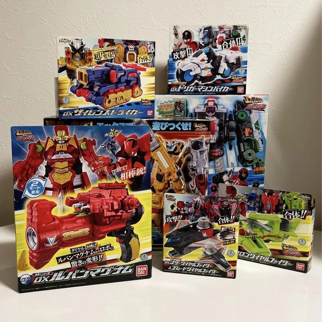 POWER RANGERS LUPINRANGER VS Patoranger Megazord Vehicle 8p set BANDAI ...