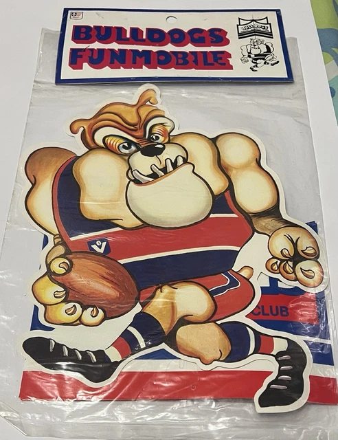 FOOTSCRAY BULLDOGS 1976 VFL Funmobile Mascot Collectable *NEW* $50.00 ...