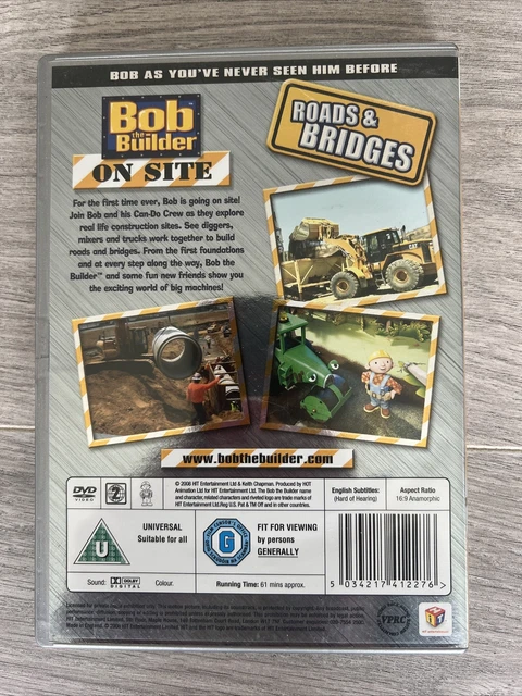 BOB THE BUILDER - Onsite: Roads and Bridges DVD (2008) Geoff Walker ...