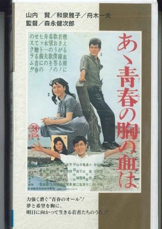 NIKKATSU VHS AH！SEISHUN no Mune no Chi Youth Japan Film Near Mint Ex ...