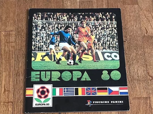STICKER ALBUM PANINI EUROPA 80 COMPLETE cromos copa oro wm 1980 coupe ...