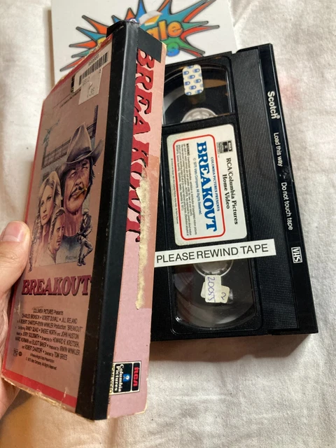 BREAKOUT 1975 - Charles Bronson - Vintage Cassette Tape VHS Movie $19. ...