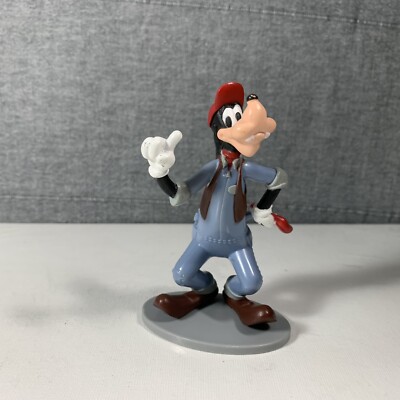 DISNEY GOOFY GAS Station Garage Mechanic PVC 4" Figure Cake Topper £1. ...