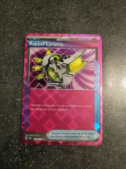 CARTE POKÉMON RAPPEL Cyclone 128/131 Évolutions prismatiques ev8.5 Off ...