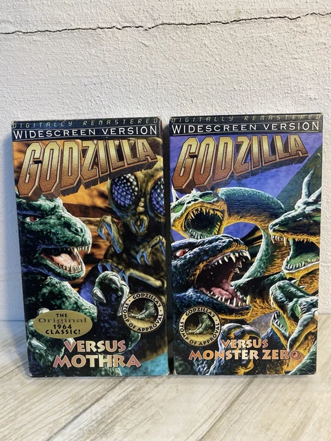 GODZILLA VS MOTHRA 1964 VHS 1998 Godzilla vs Monster Zero Widescreen ...