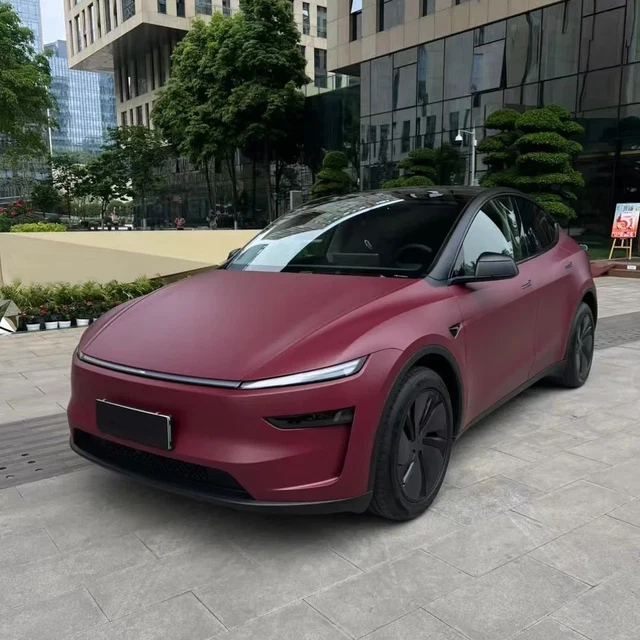 FOR TESLA MODEL Y 2025 PreCut Paint Protection Film Change Ankora Red ...