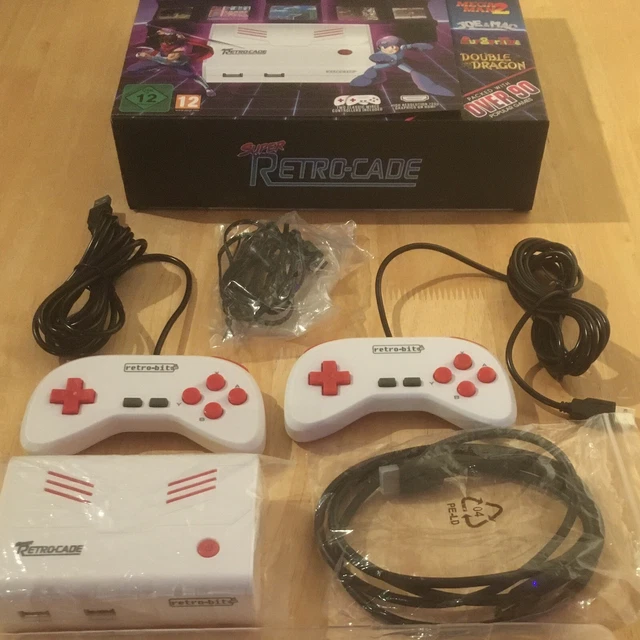 NEW SUPER RETROCADE RetroBit 90 Game Arcade Micro Console inc 2 Control ...
