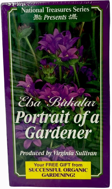 PORTRAIT OF A Gardener, VHS, BRAND NEW, Virginia Sullivan, Educational ...