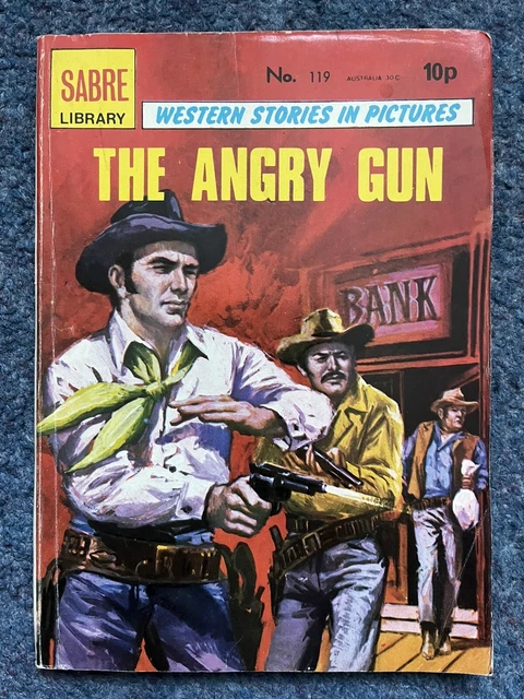 SABRE WESTERN PICTURE Library Comic No. 119 The Angry Gun EUR 3,49 ...