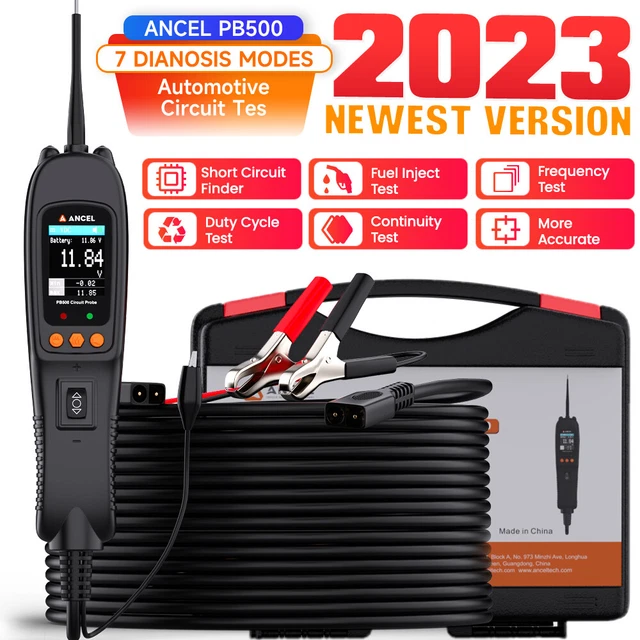 ANCEL PB500 POWERSCAN Electrical 12V/24V AVOmeter Circuit Tester ...