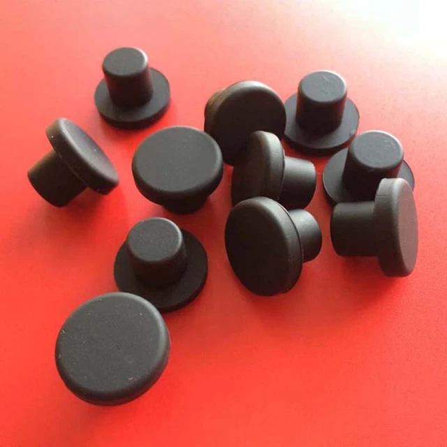 SILICONE RUBBER SOLID Hole Plugs Blanking End Caps Pipe Tube Inserts ...