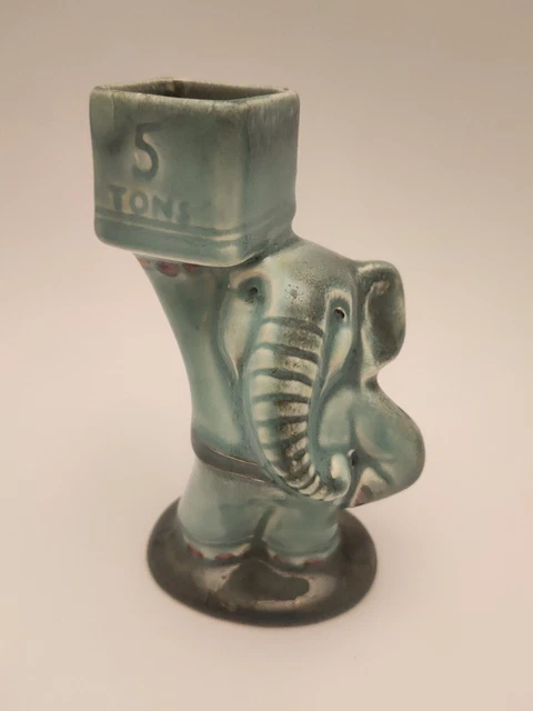 RARE VINTAGE 1950S Beswick Pale Blue Elephant Beswick Imprint & Number ...