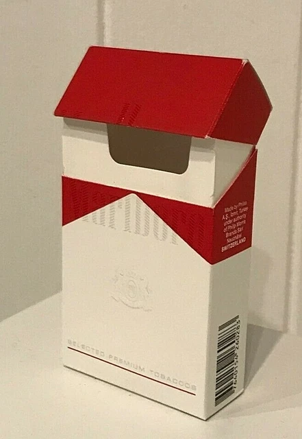 COLLECTABLE RARE ARABIC Moroccan Marlboro Empty Cigarette Pack Pale ...