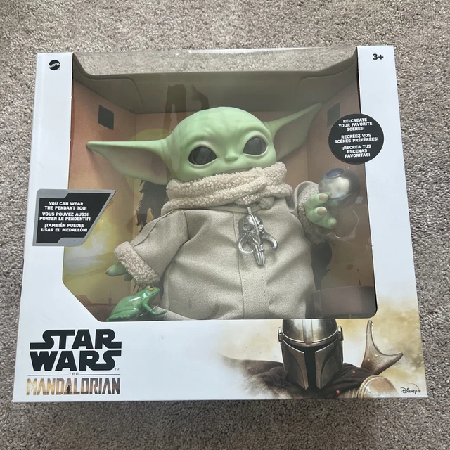 STAR WARS BABY Yoda Grogu Plush Doll Toy The Child 11" Mandalorian Mattel £22.56 - PicClick UK
