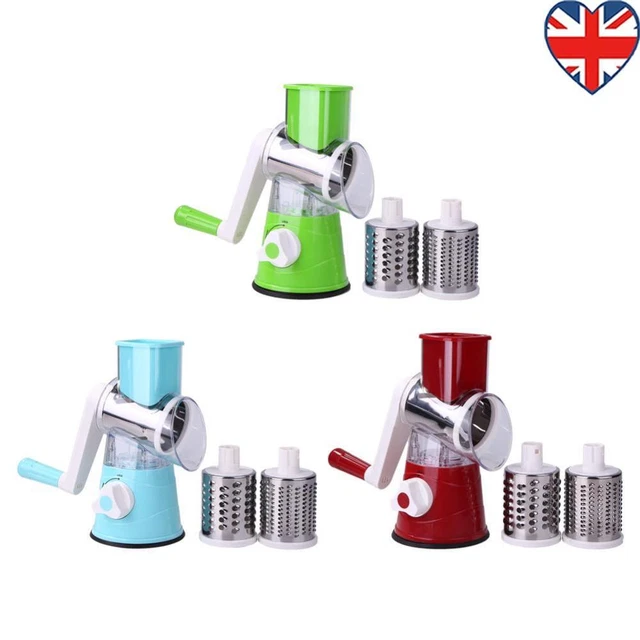 MANUAL HAND CRANK Cheese Grater Rotary Grater Food Chopper for Fruit ...