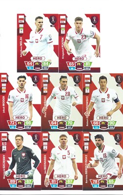 PANINI FIFA WORLD CUP QATAR 2022 All 8 Cards Team Poland/Poland £0.86 ...