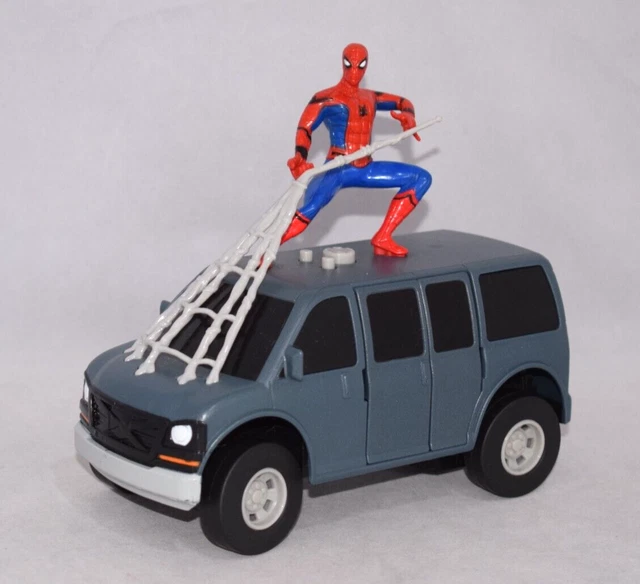MARVEL SPIDER-MAN HERO Rider Van Electronic Motorized Drive Sounds Toy ...
