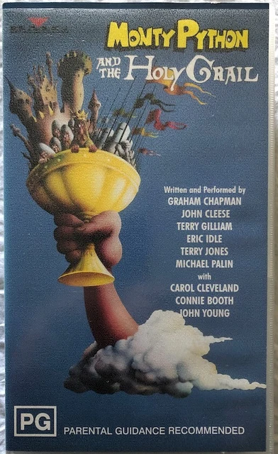 MONTY PYTHON AND the Holy Grail 1975 VHS Video Tape PAL Comedy $9.94 ...