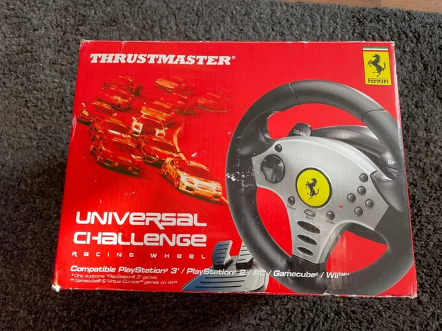 THRUSTMASTER UNIVERSAL CHALLENGE Racing Wheel Ferrari : volant ...