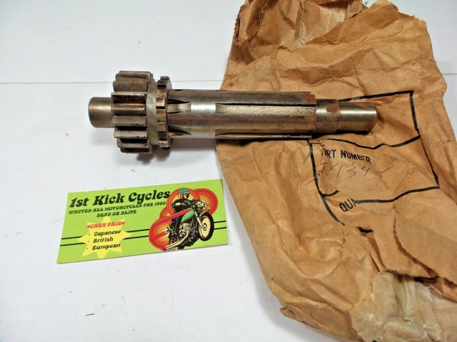 NOS TRIUMPH 4 Speed Gearbox Layshaft Assembly 19T, 57-4345 OEM EUR 86 ...