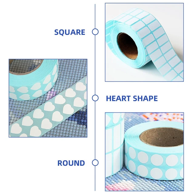 3 ROLLS SELF-ADHESIVE Label Stickers Colored Removable Labels Easy Peel ...