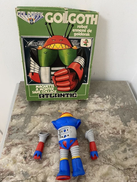 RARE VINTAGE GOLDORAK Model Atlantlic Golgoth In Antenna Box 2! 1979 £ ...
