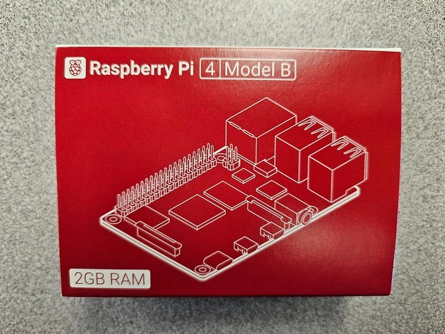RASPBERRY PI 4 COMPUTER - MODEL B 2GB RAM - MINI PC BRAND NEW SEALED IN ...