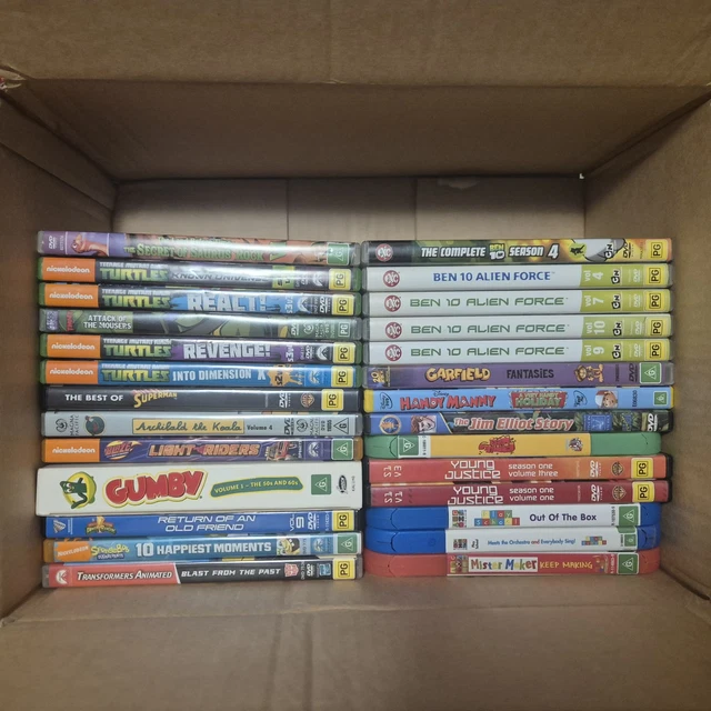 28 KIDS DVDS Kids Children Shows & Movies Bundle Bulk Lot -PRE OWNED ...