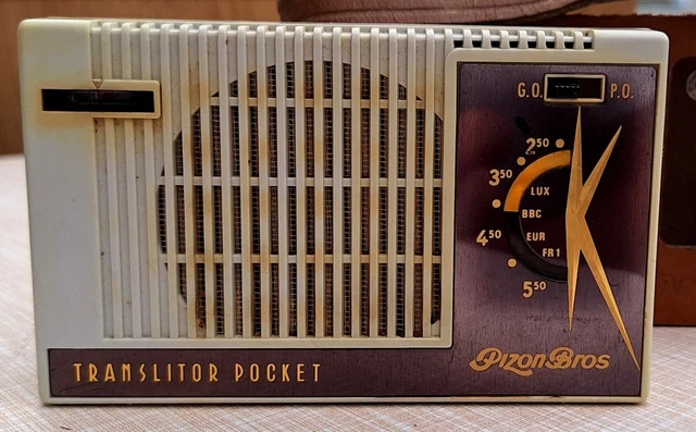 VINTAGE PIZON BROS Transistor Radio EUR 11,67 - PicClick IT