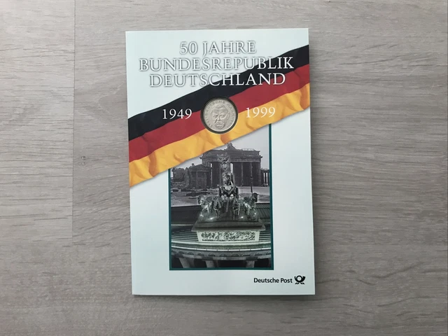1999 - NUMISBLATT-SONDERGABE "50 Jahre Bundesrepublik Deutschland“ £7. ...