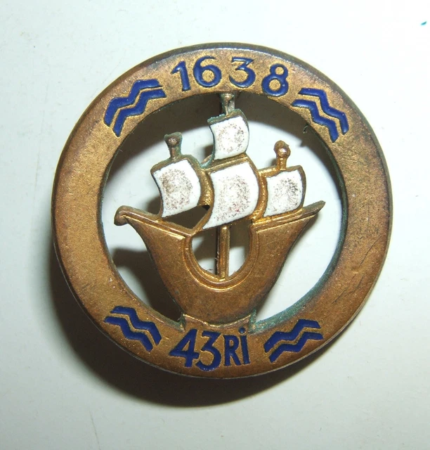 INSIGNE 43° REGIMENT D'INFANTERIE - Drago EUR 25,00 - PicClick FR