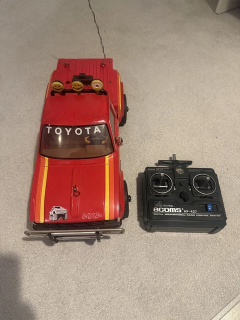 TAMIYA VINTAGE TOYOTA hilux 4x4 Pickup 58028 very rare original RC £208 ...