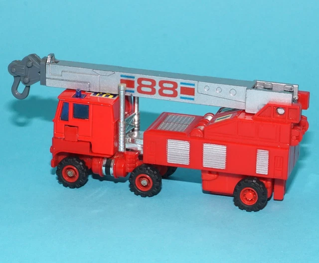 TRANSFORMERS KO MOTORIZED Robot Mega Motobot Crane Truck 1984 Mc Toy ...