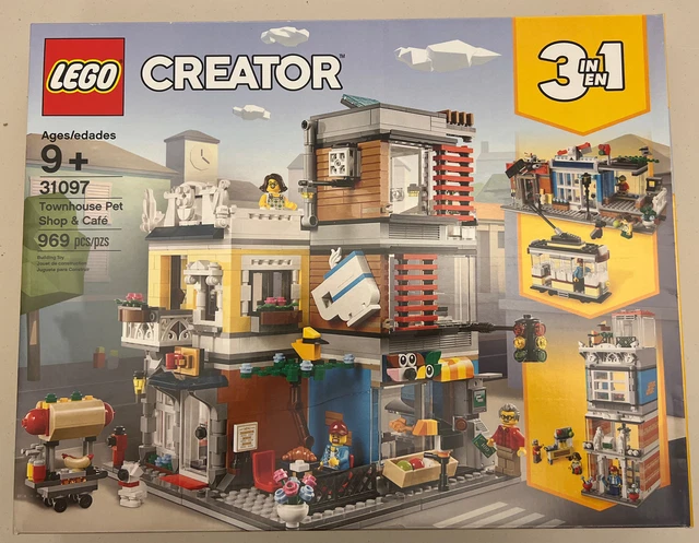 LEGO CREATOR: TOWNHOUSE Pet Shop & Café (31097) New In Box $249.99 ...