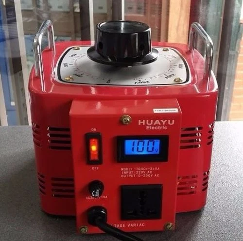 8 AMP VARIAC Variable Transformer 2000VA Max 0-250 AC Volt Output ...