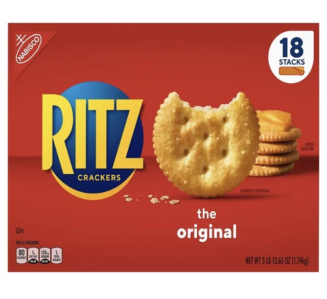 BISCUITS CRAQUELINS ORIGINAUX RITZ (61,65 oz, 18 pièces) EUR 21,65 ...
