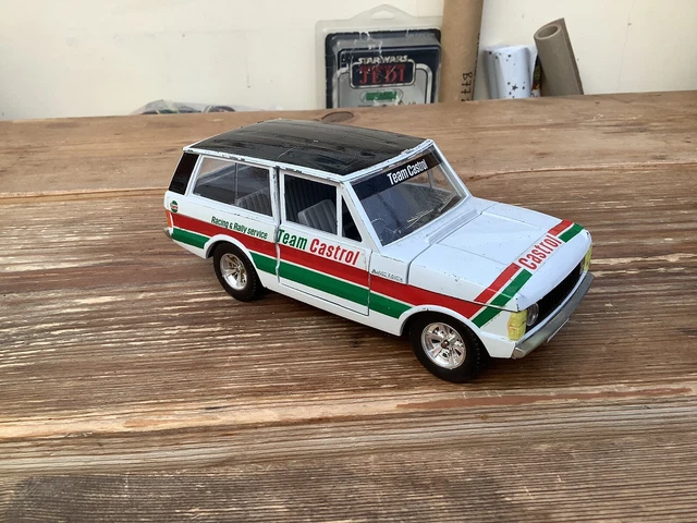 BURAGO RANGE ROVER 2 porte Mk1 Team Castrol GTX Race Livery anni '70 ...