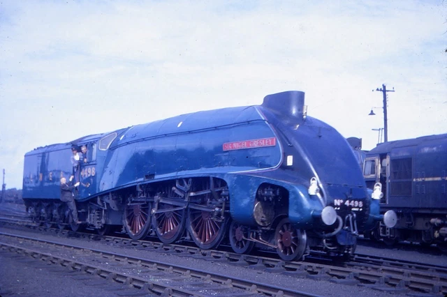 ORIGINAL 35MM slide LNER Gresley A4 Pacific 4498 SIR NIGEL GRESLEY £5. ...