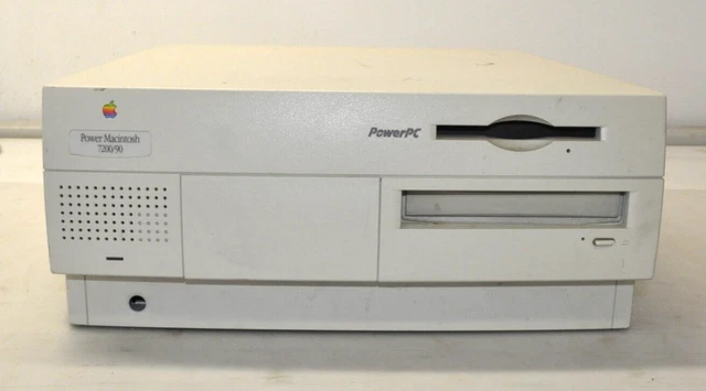 VINTAGE APPLE POWER Macintosh 7200/90 Pc For Parts Power On Missing ...