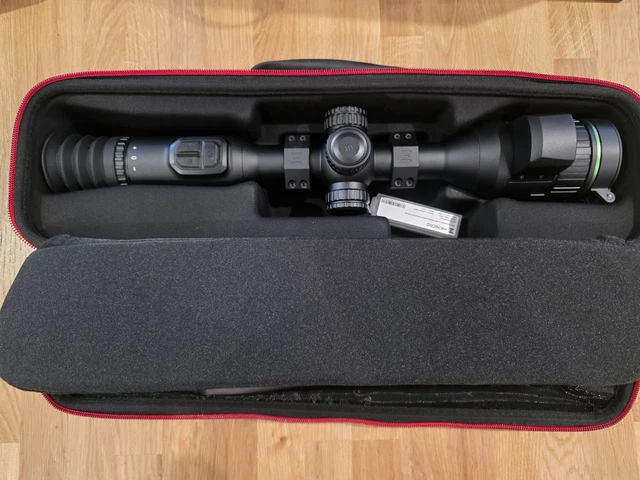 HIKMICRO ALPEX 4K A50EL LRF Digital Day & Night Rifle Scope w ...